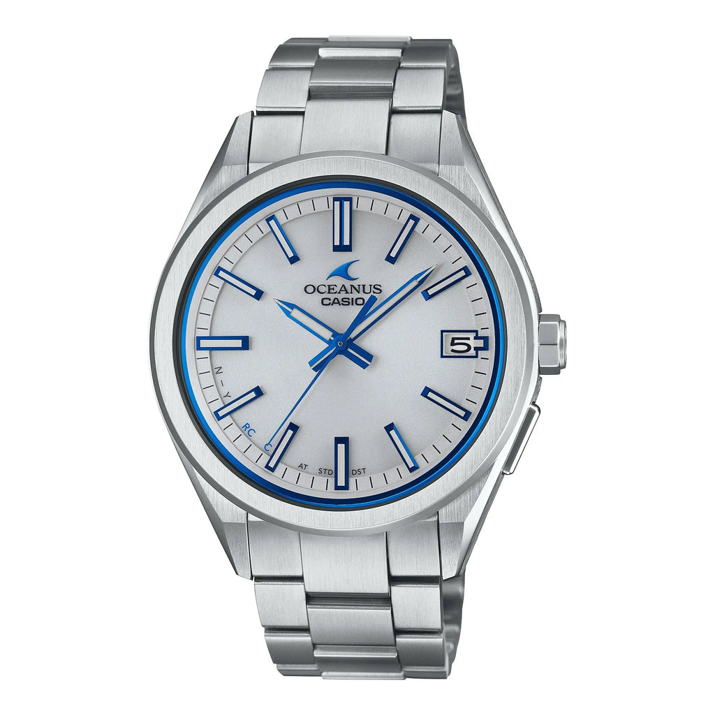 Casio OCEANUS 3 Hands Model OCW-T200S-7AJF Solar Radio Wave Bluetooth ...