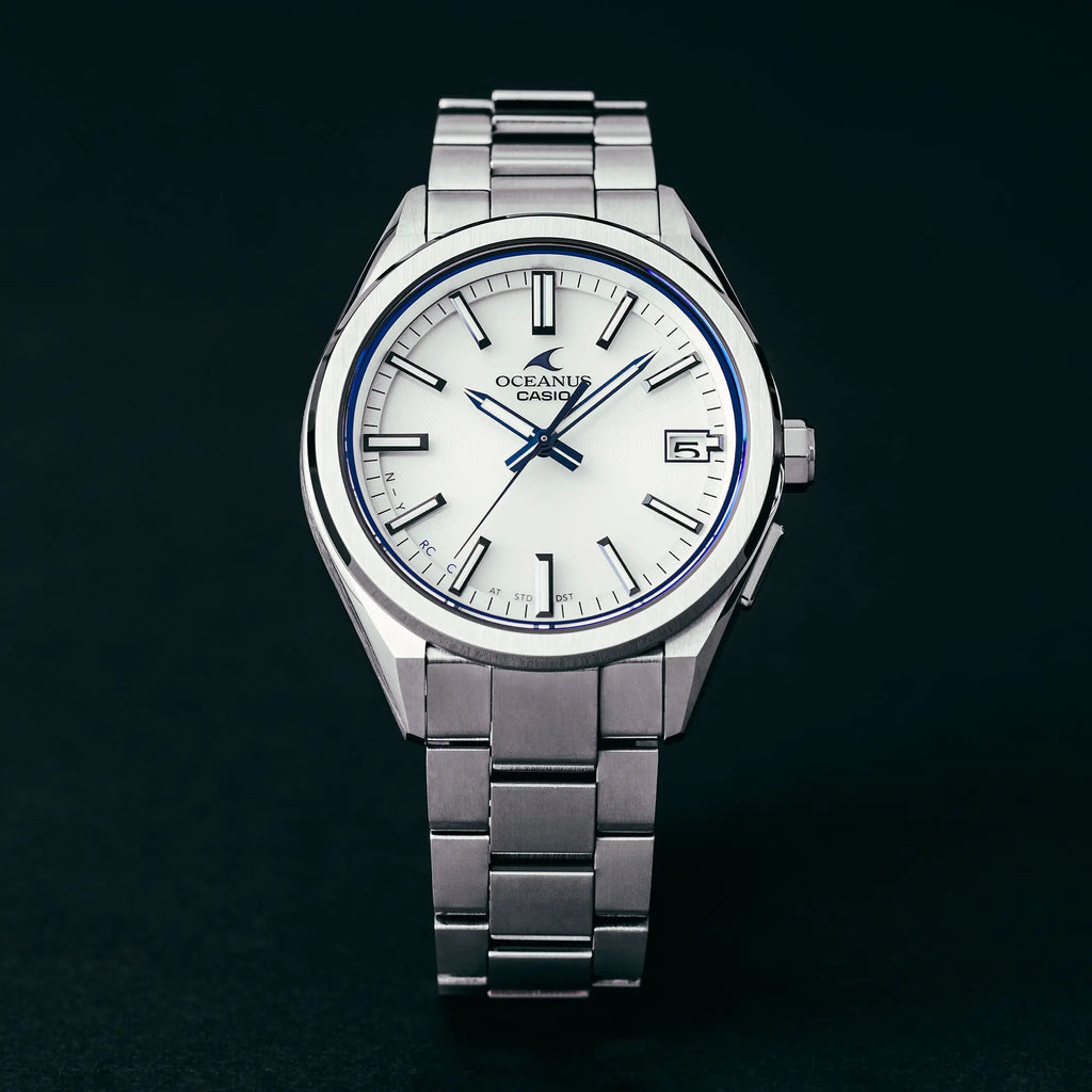 Casio OCEANUS 3 Hands Model OCW-T200S-7AJF Solar Radio Wave Bluetooth ...